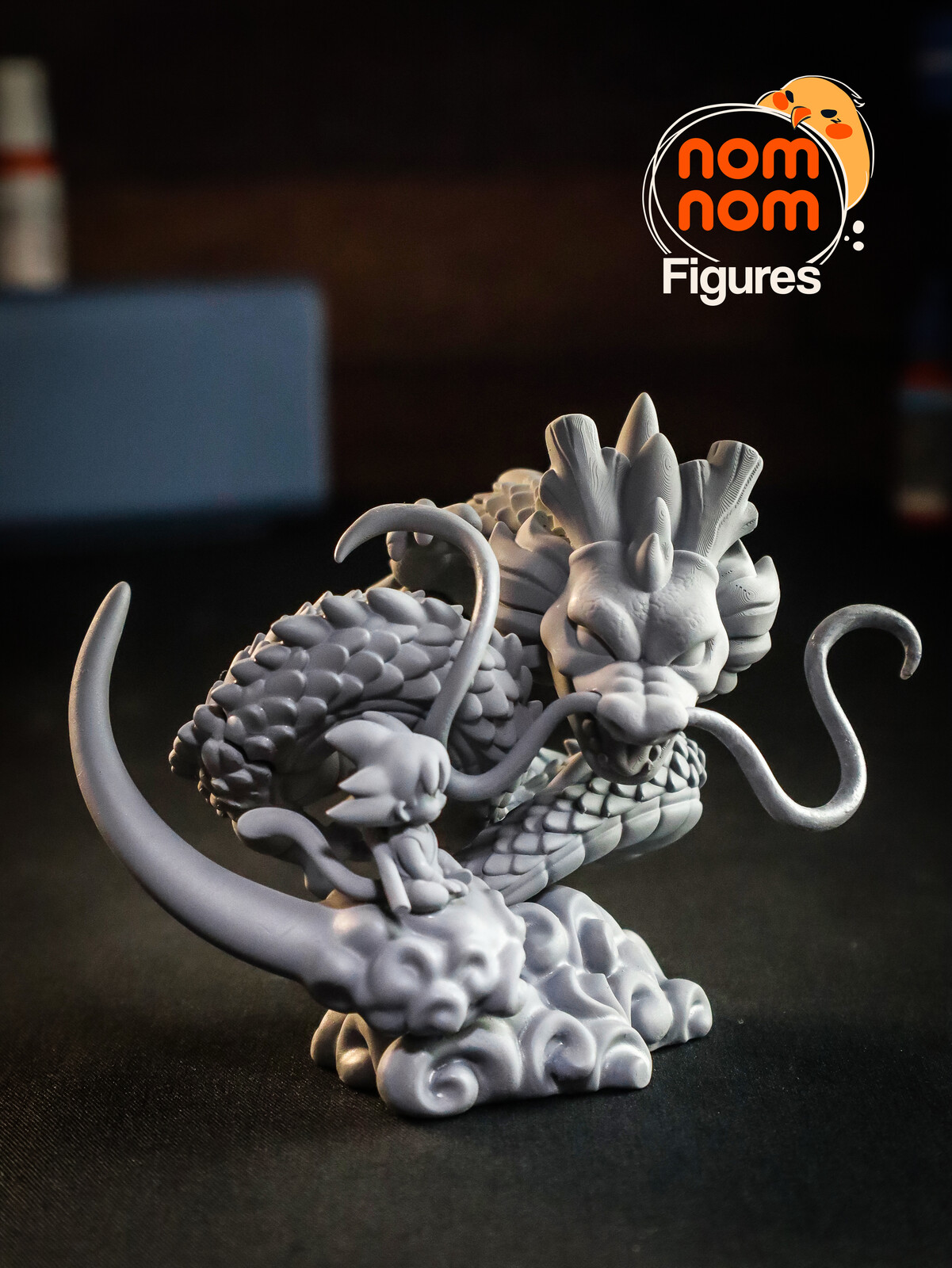 NomNom Figures - Chibi Shenron with Goku