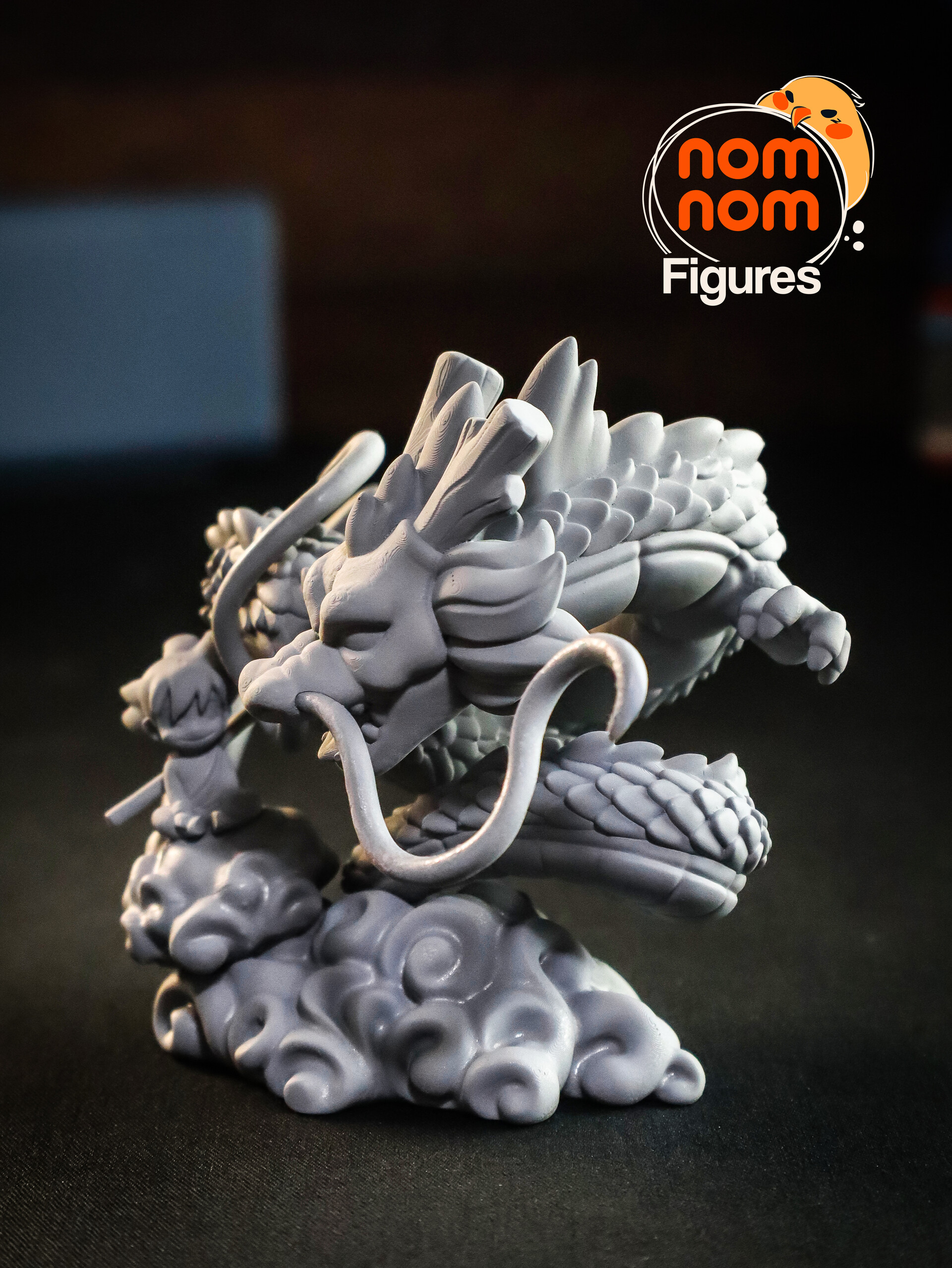 NomNom Figures - Chibi Shenron with Goku
