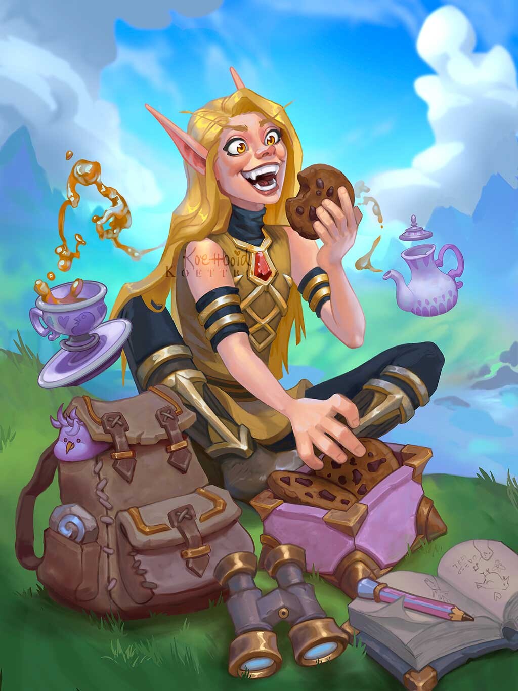 ArtStation - Having a snack