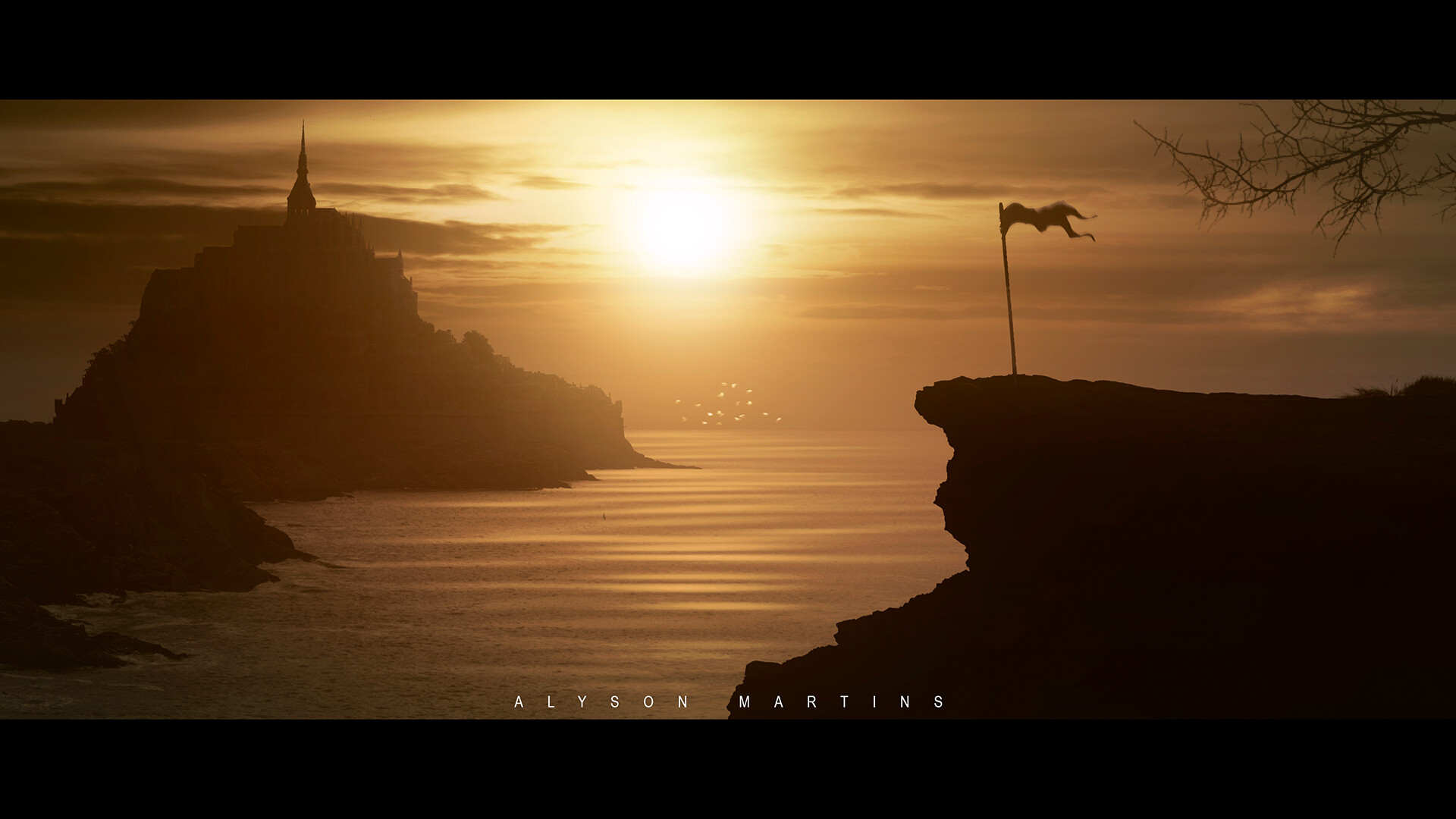 ArtStation - Sunset Castle