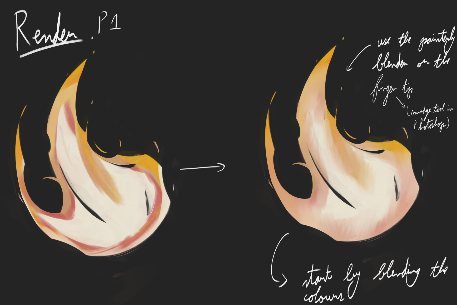 how to draw flames photoshop
