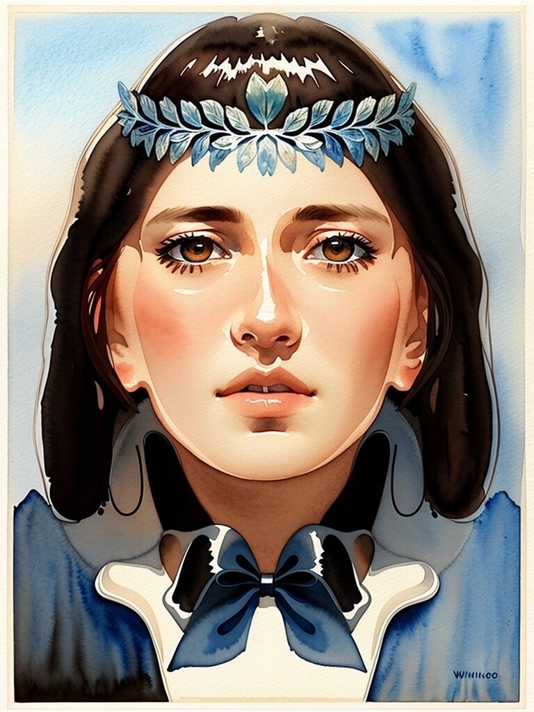 ArtStation - Portrait Study painted and edited with AI