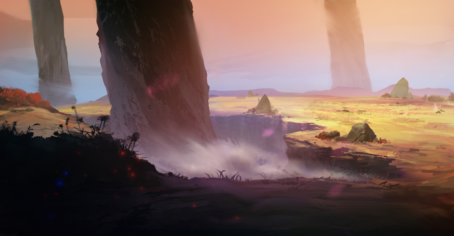 ArtStation - Concept enviro 1 Seishin