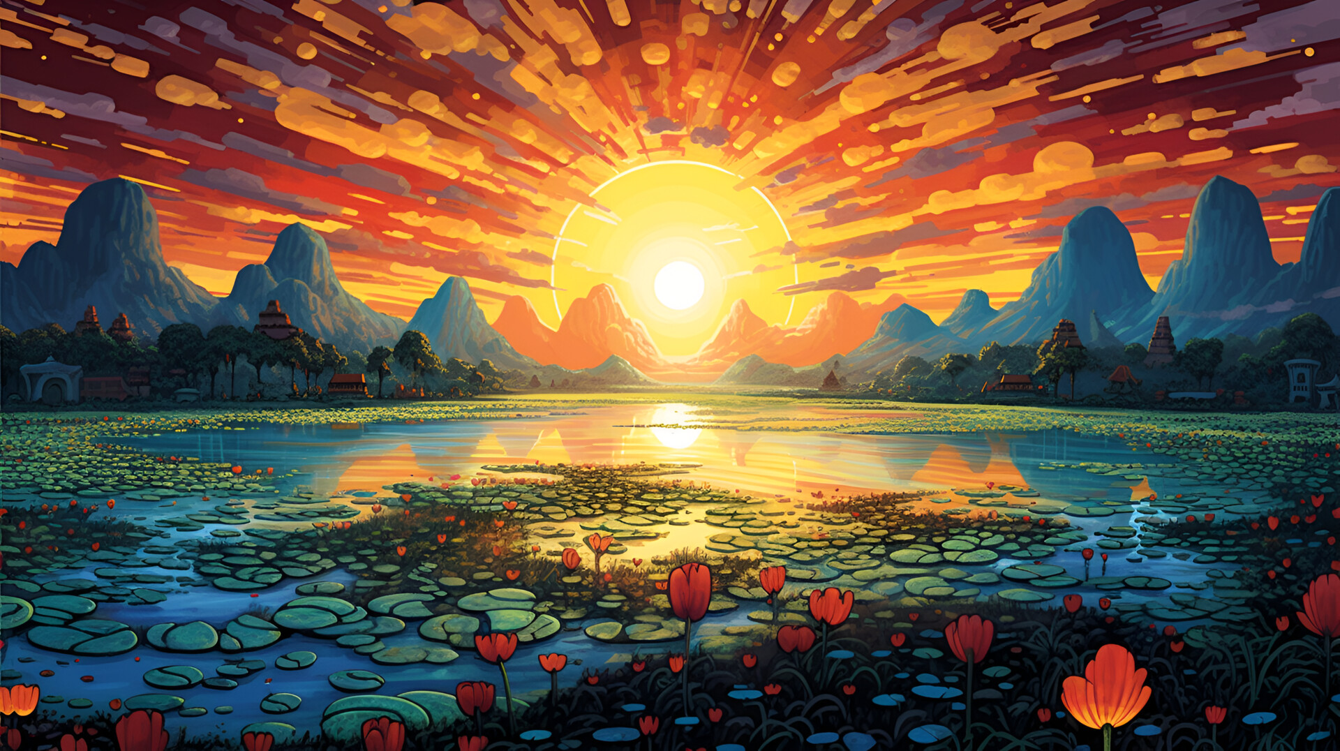 ArtStation - Serene Oasis