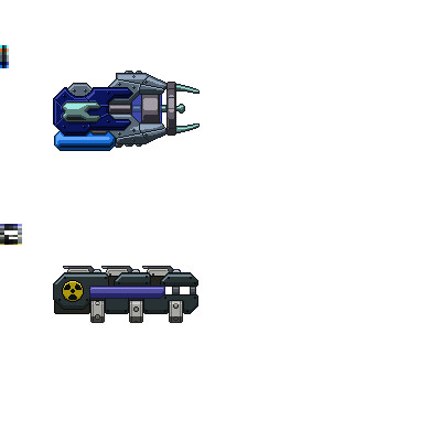 ArtStation - Animated Pixel Art: Mech Weaponry