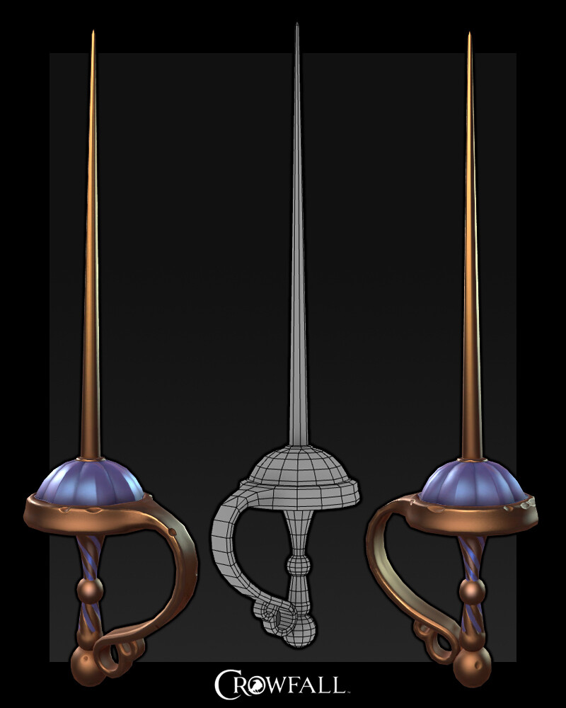 ArtStation - Crowfall - Weapon Asset