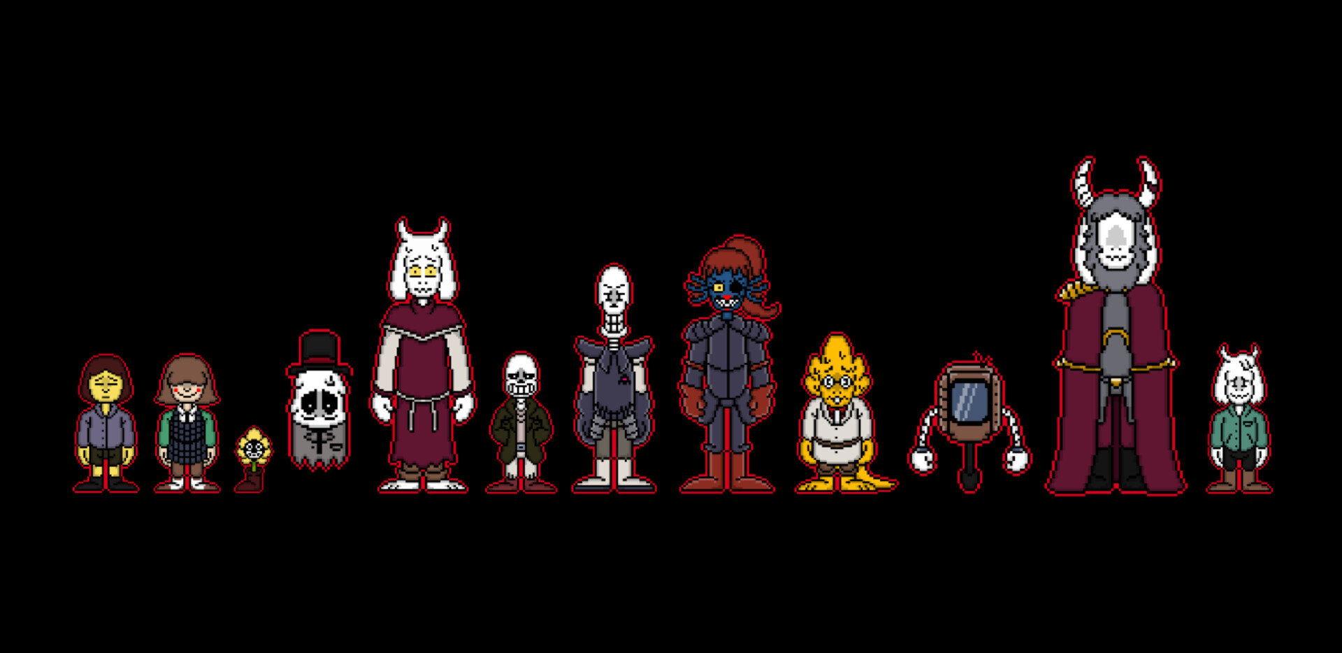 ArtStation - (DrawingStuff36's FellFell AU) Main Cast