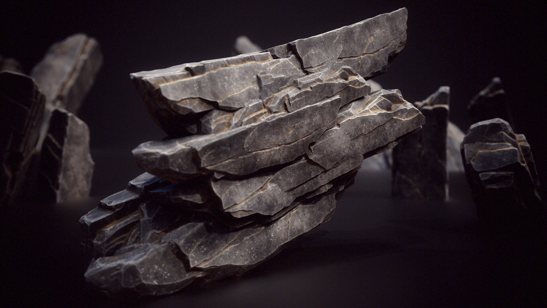 ArtStation - Jagged_rock