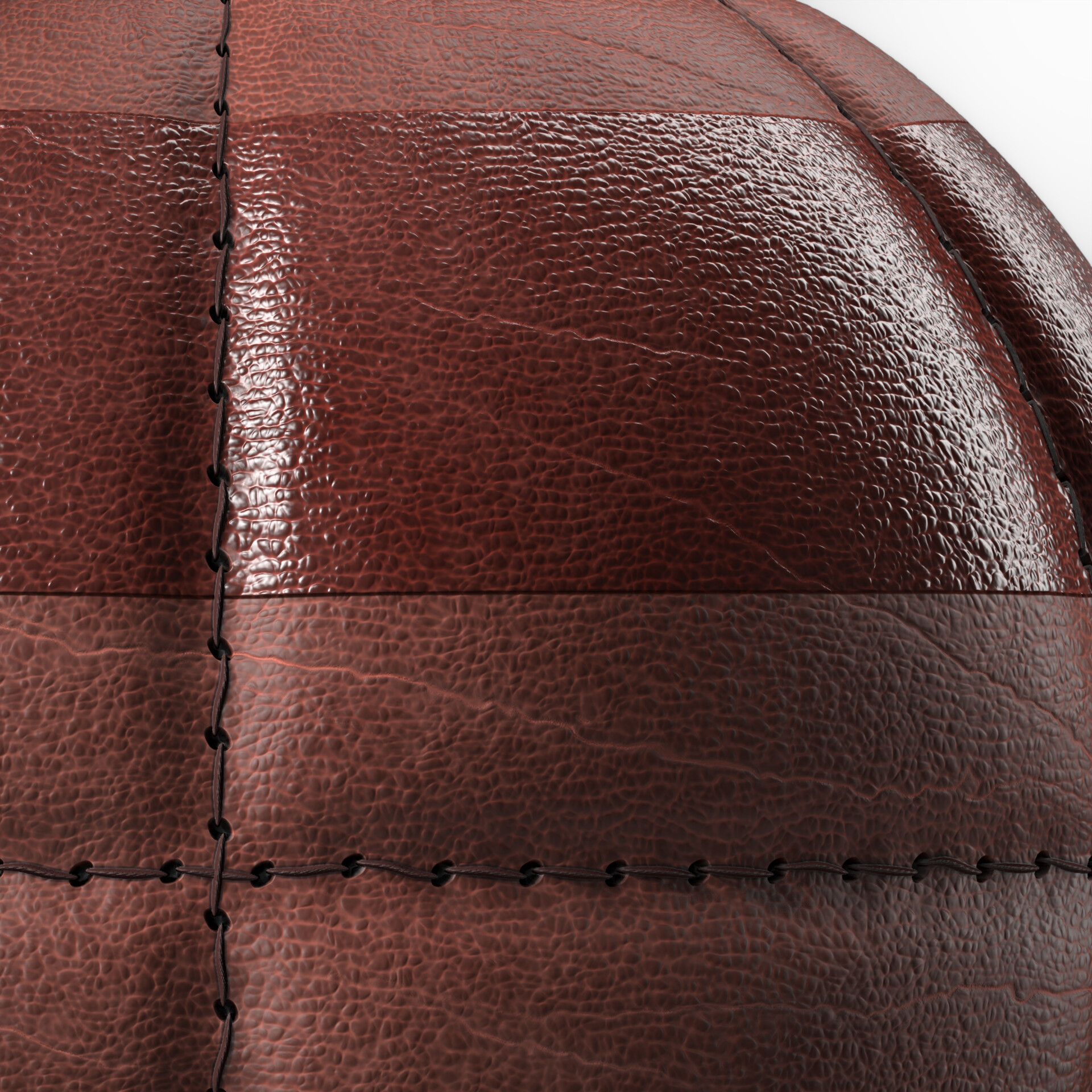 Dangsho - Leather Materials 29- Stitched Leather By Sbsar | Pbr 4k Seamless
