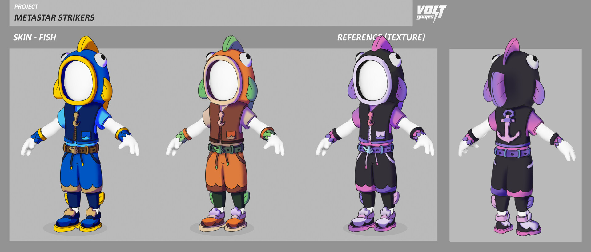 ArtStation - MetaStar Strikers - Fish Skin Concept