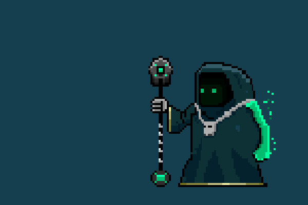 ArtStation - Pixel Art Necromancer