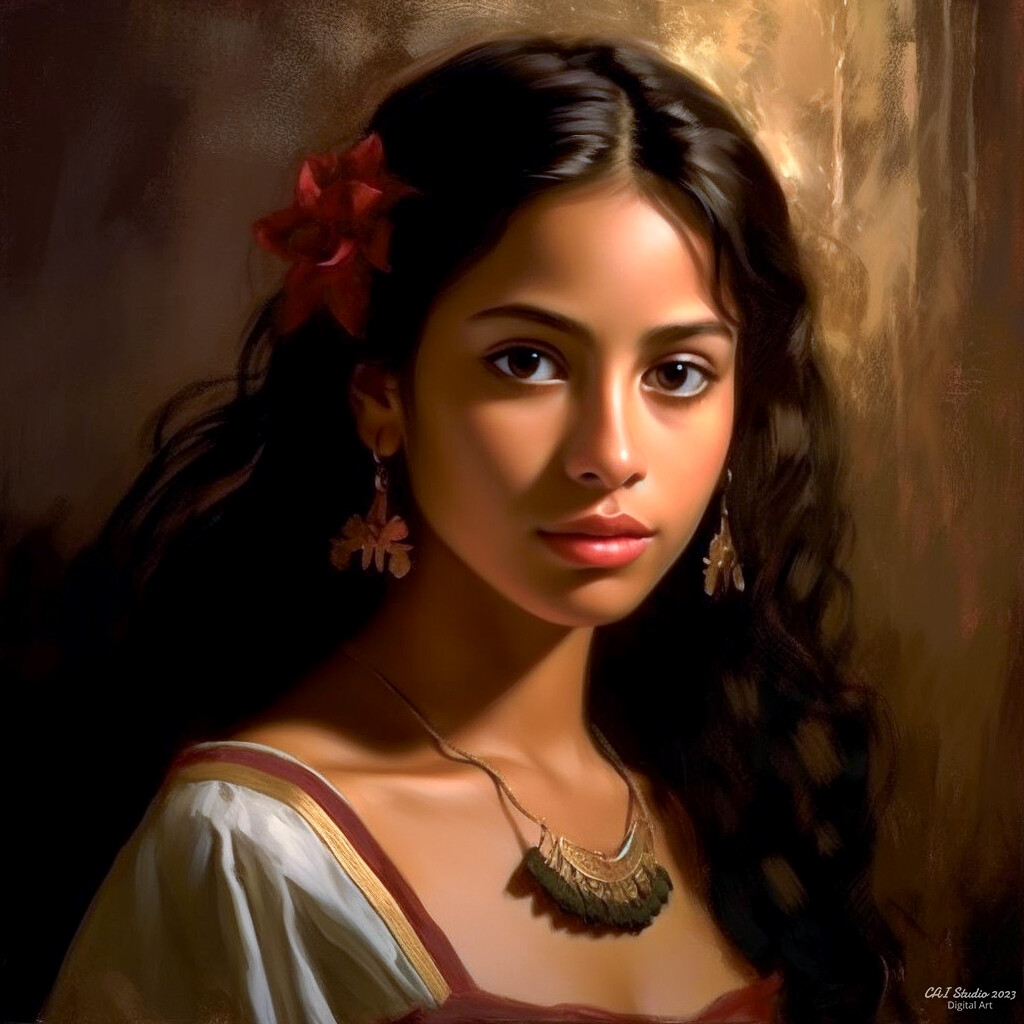 Mexican Painting Woman