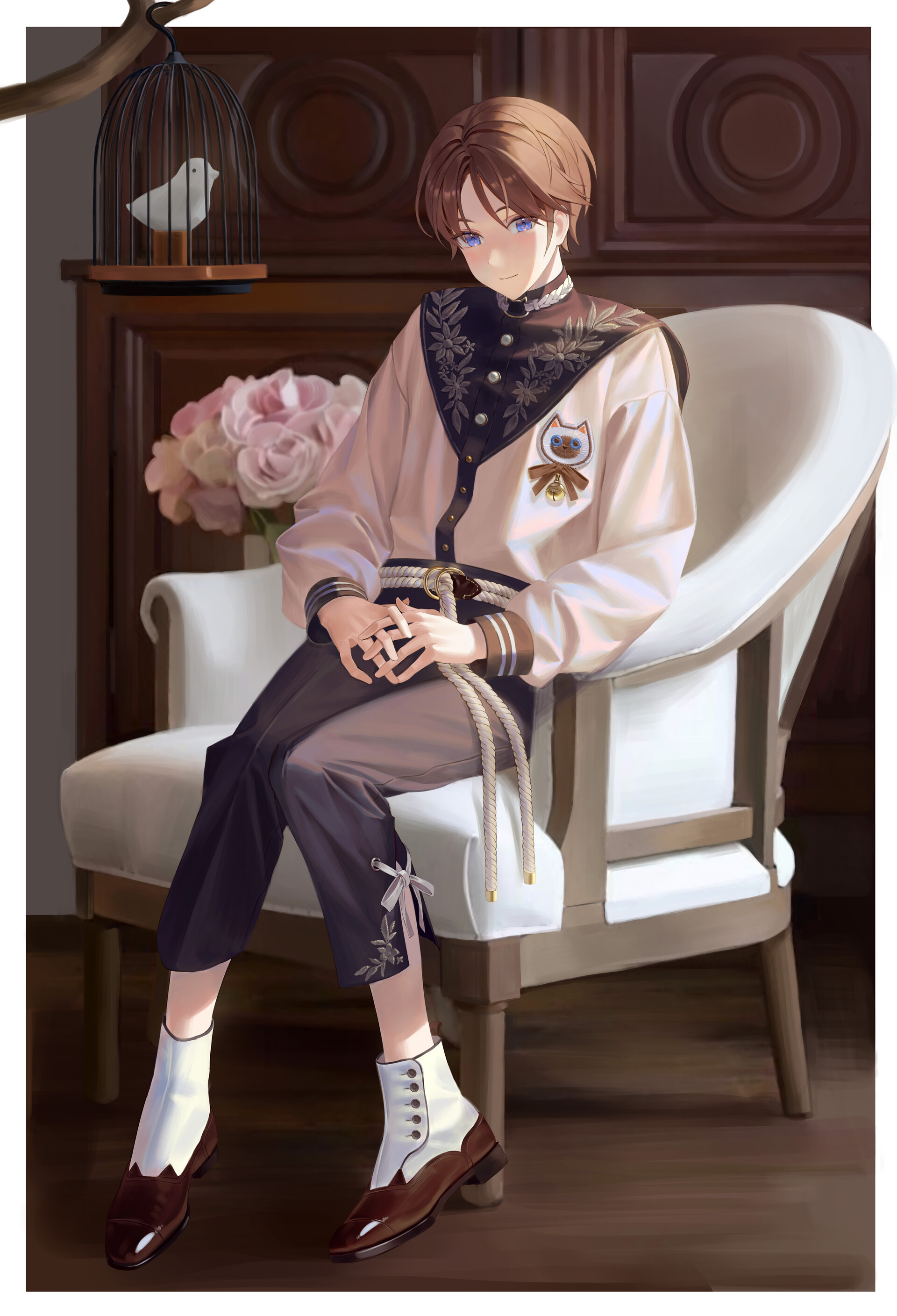 ArtStation - Siamese cat boy