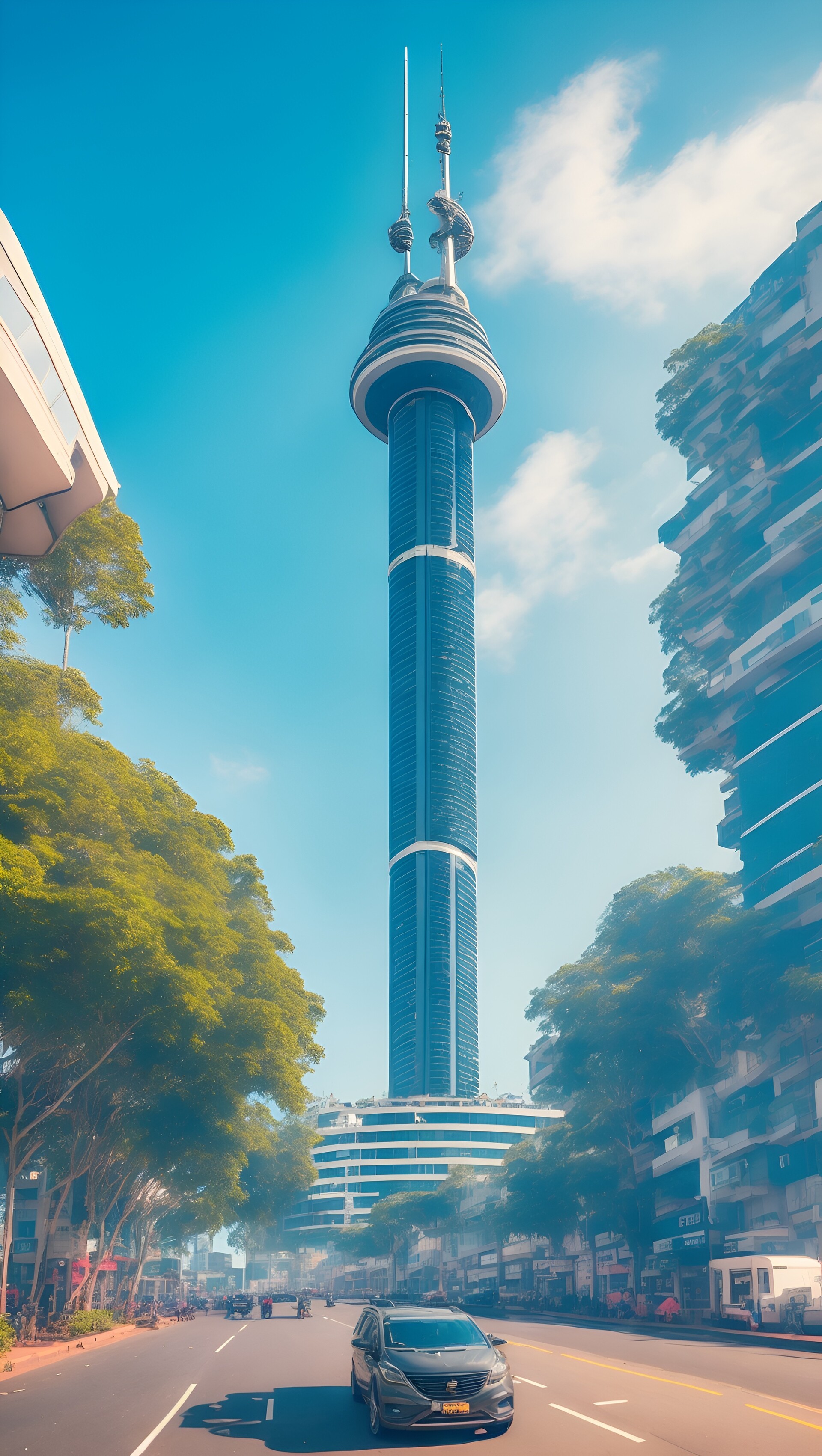 ArtStation - 250 Story Skyscraper in Cochin