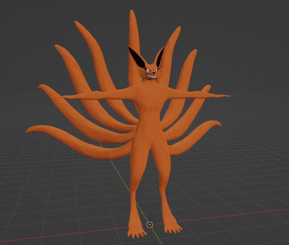 ArtStation - Kurama, The Nine Tailed Fox