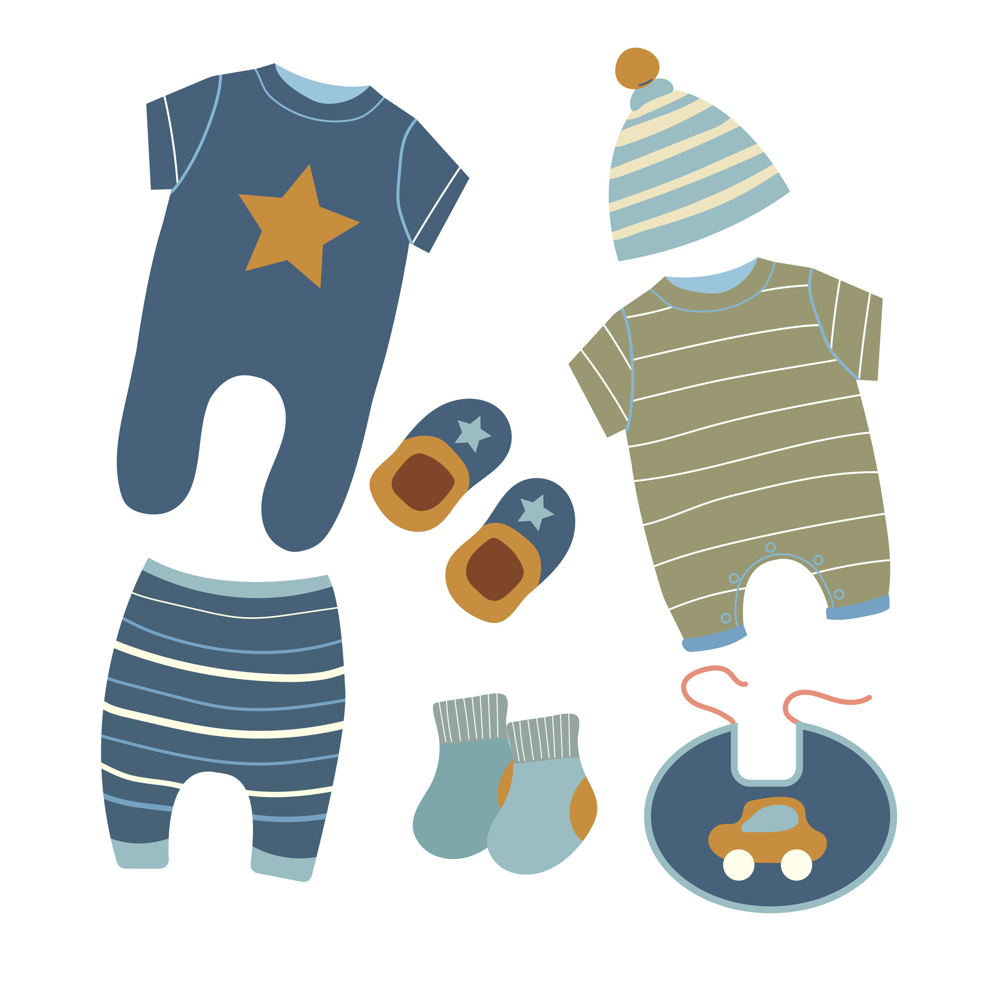Baby Boy Stuff Clip Art