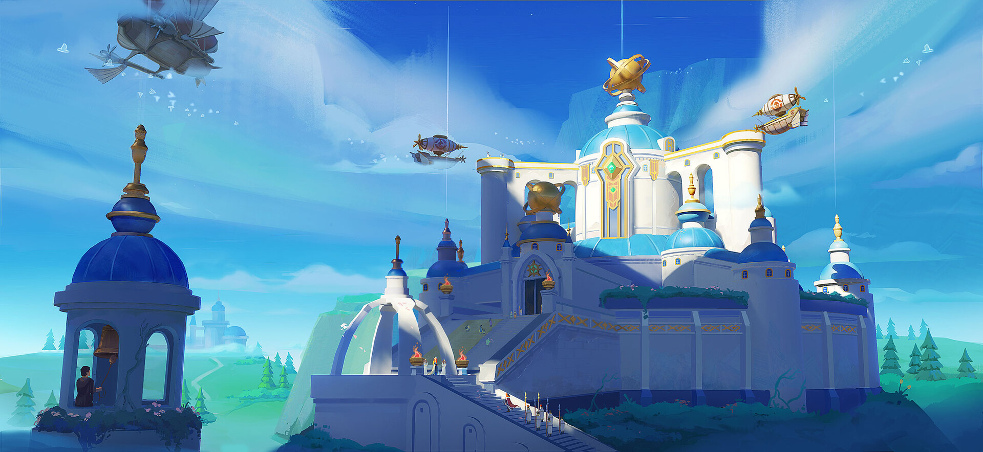 ArtStation - hill castle