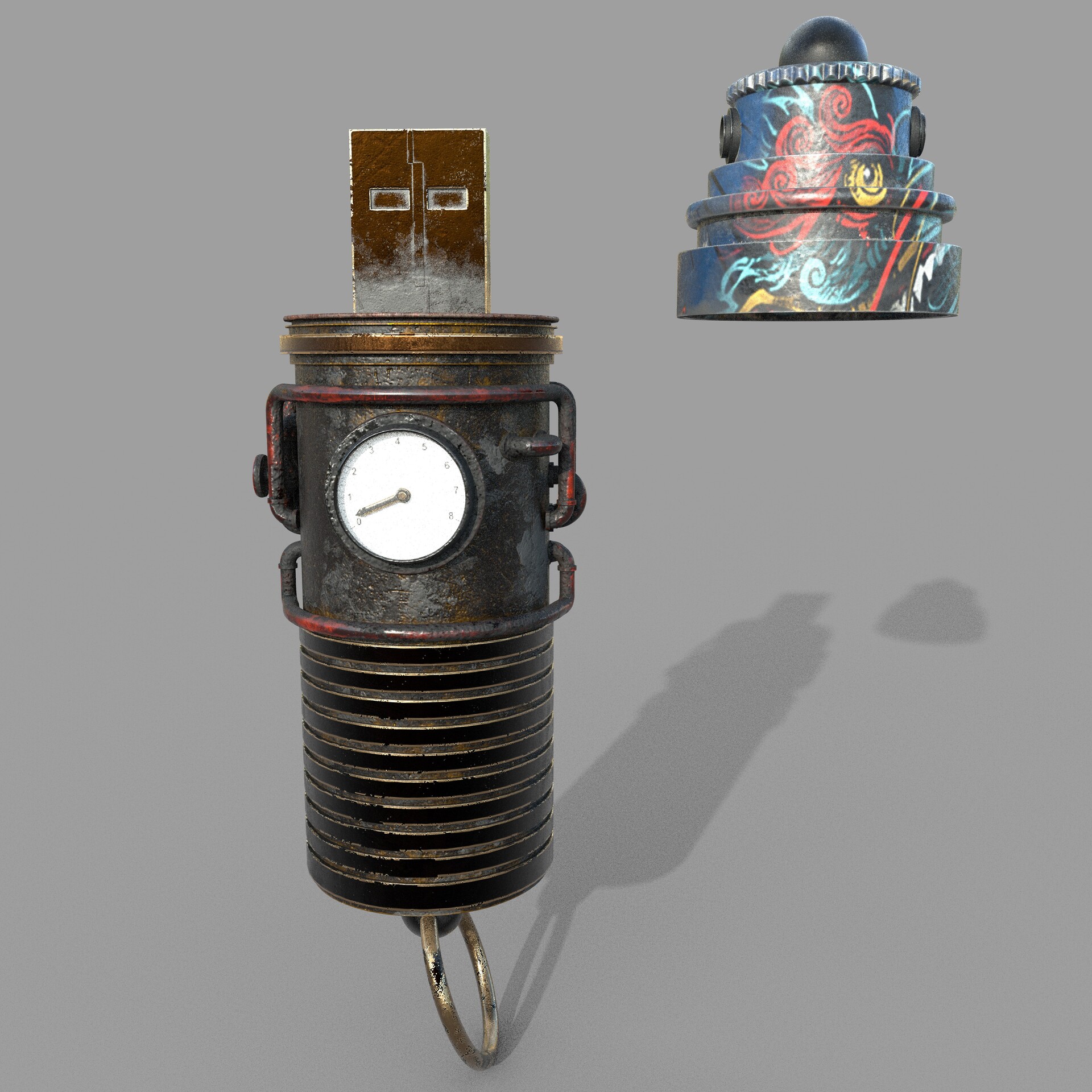 ArtStation - 3D Modeling / pan drive / prop / Pros Assets / hard ...