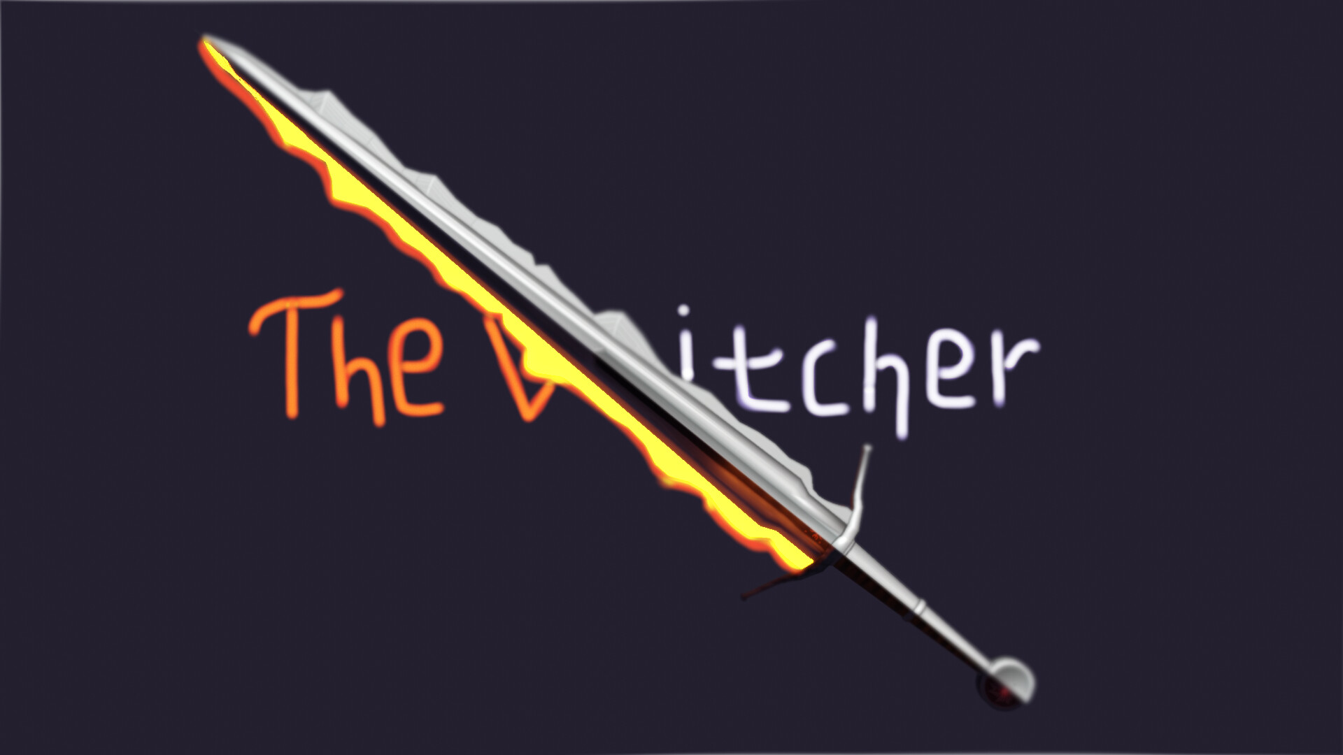 ArtStation - the witcher's sword HandPainted.