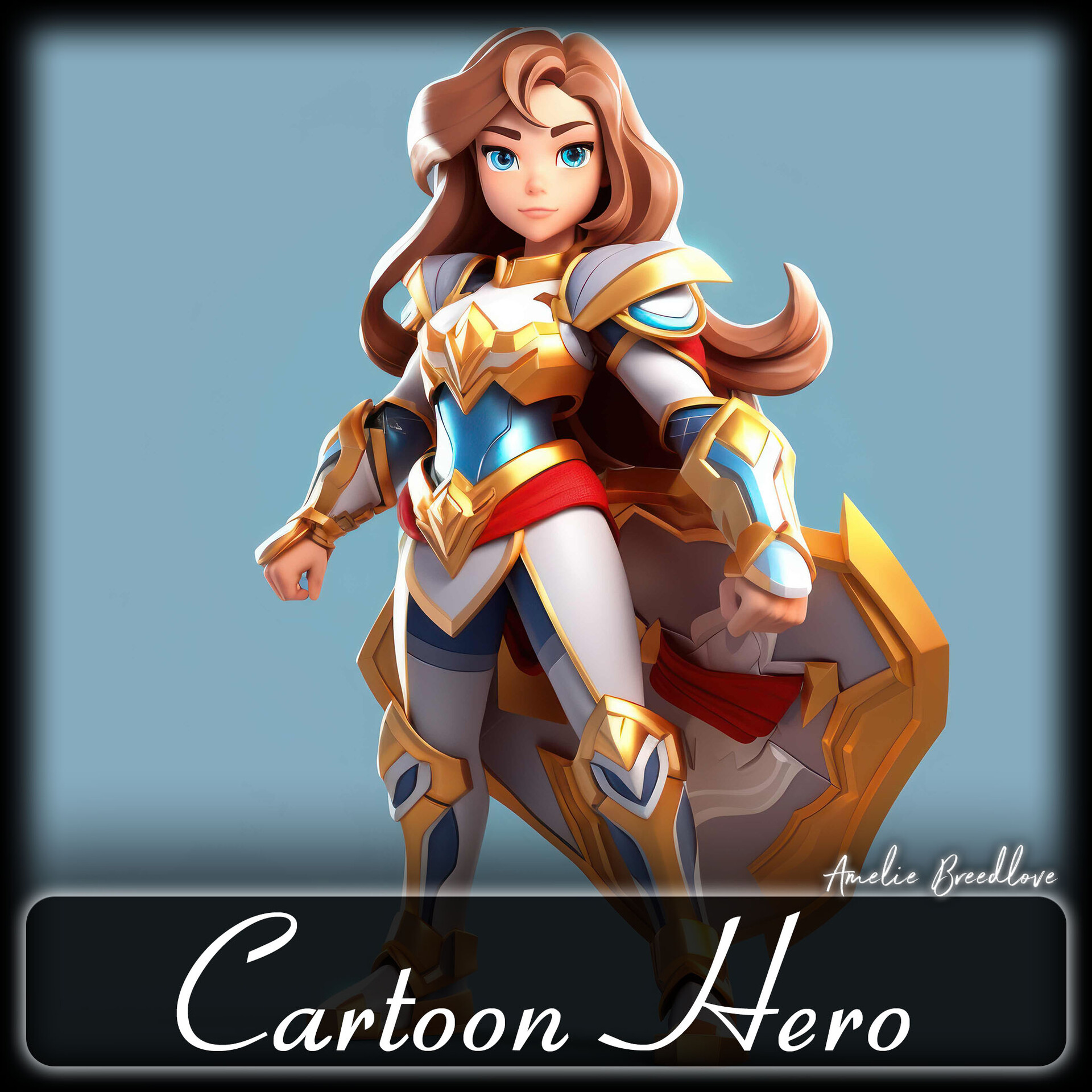 ArtStation - 200 Cartoon Hero Character (Full Body) Reference Pack | 4K | v.4
