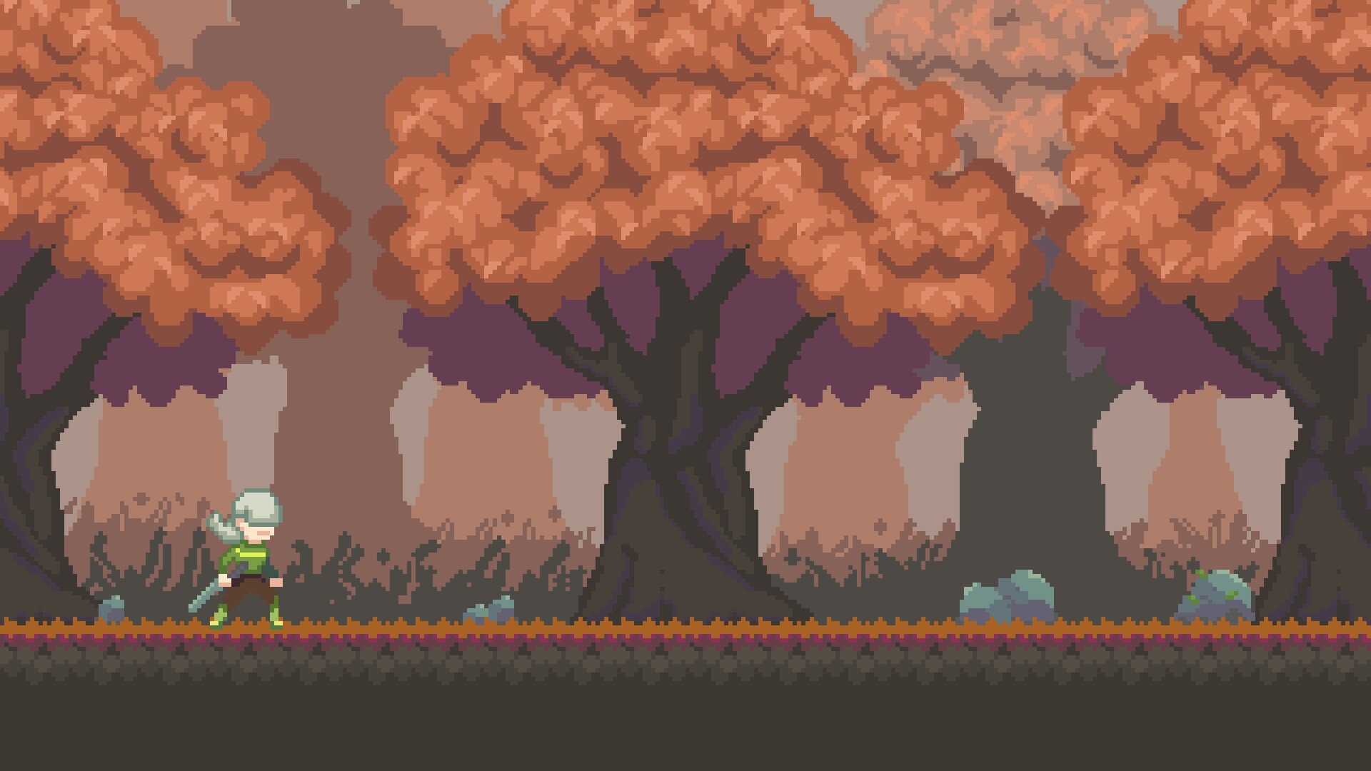 ArtStation - Pixel Tileset for platformer