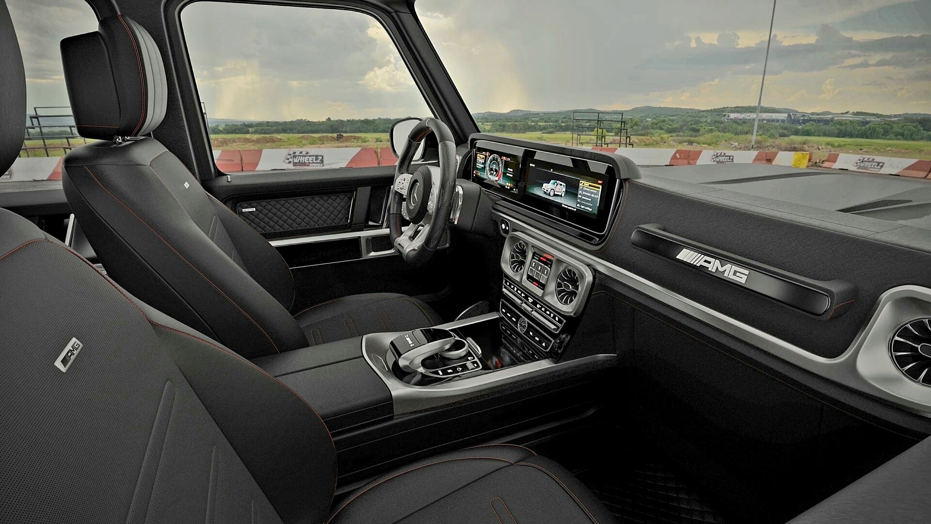 ArtStation - Сar interior Mercedes-Benz G-500