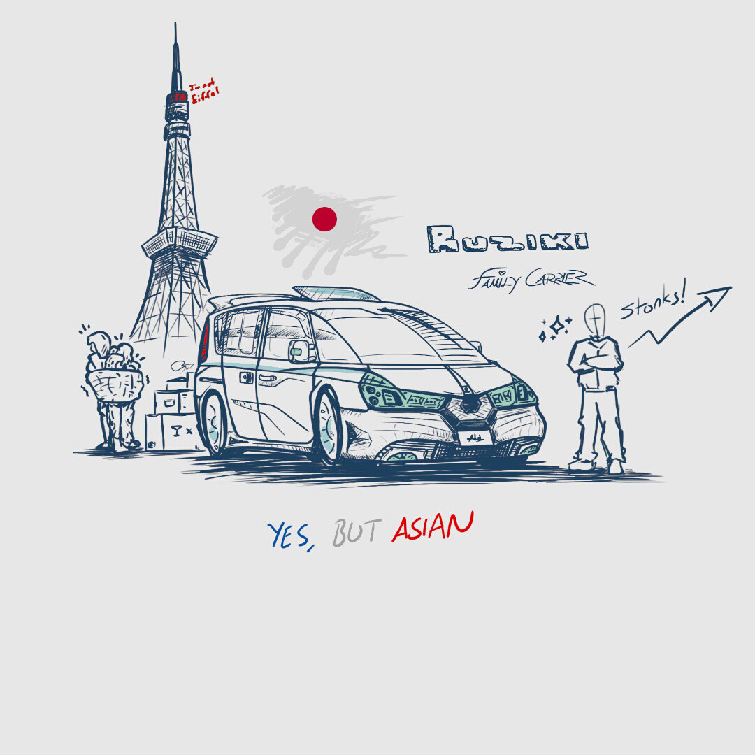 ArtStation - Yes, But Asian: Ruzuki Family Carrier