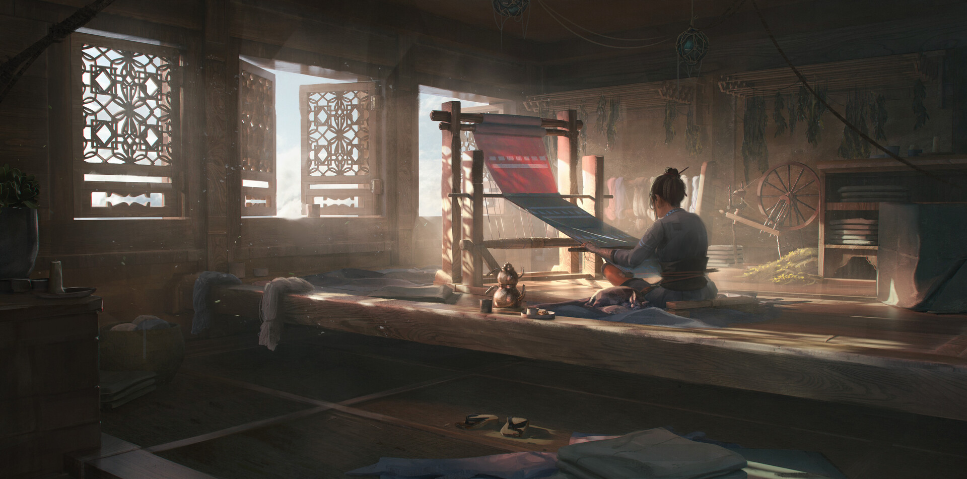 ArtStation - Woven - Loom Interior
