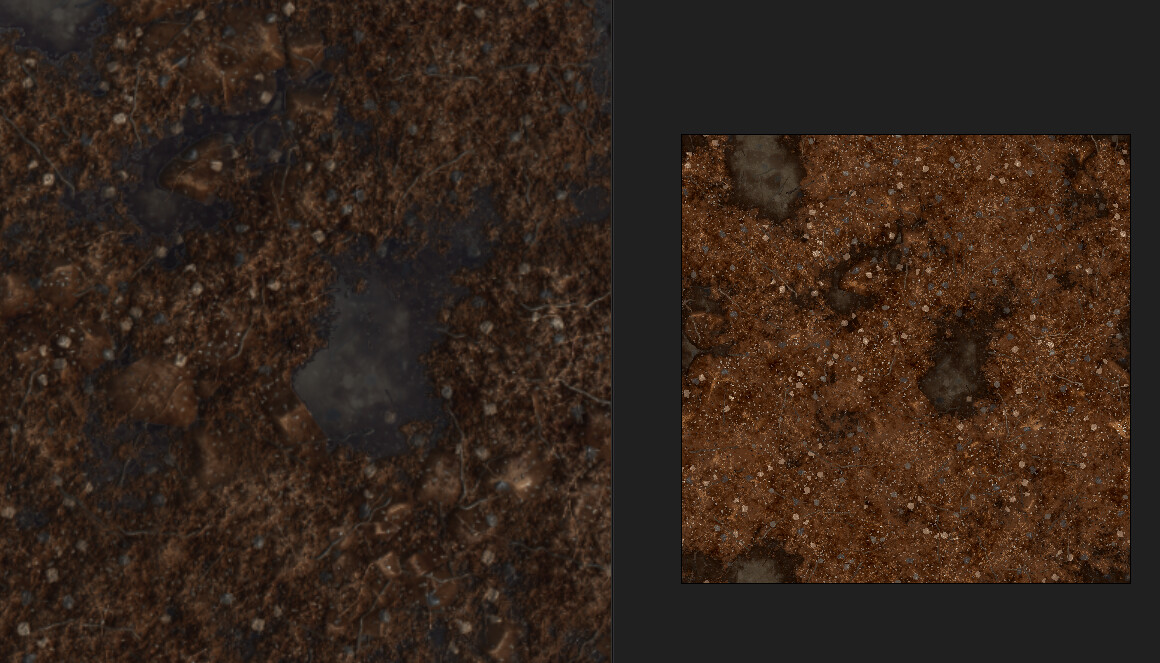 ArtStation - Ground Texture map Practice