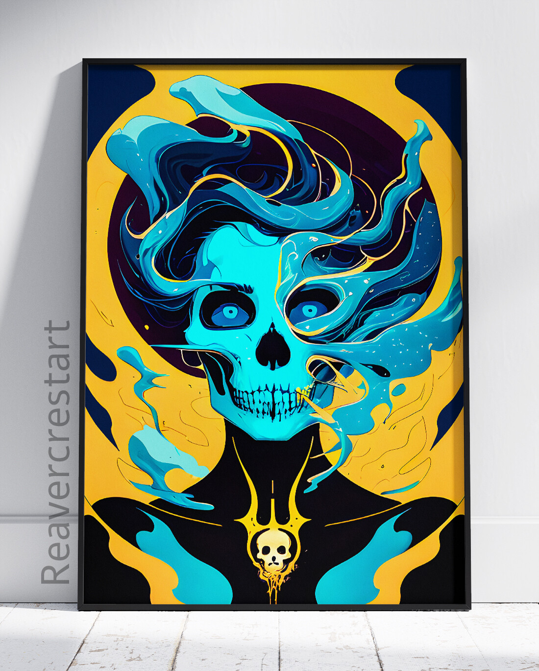 Queen Skeleton Painting