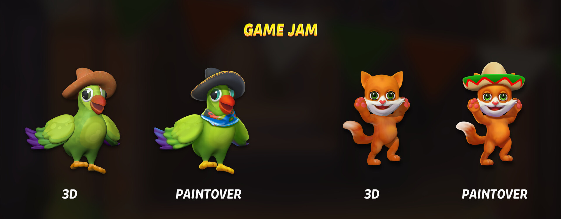 ArtStation - Character concept art and paintover