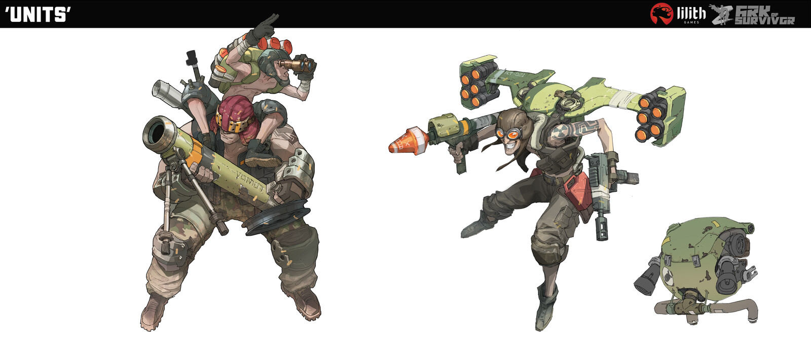 Daniel Zhao - Ark of Survivor Concept Part2--Units