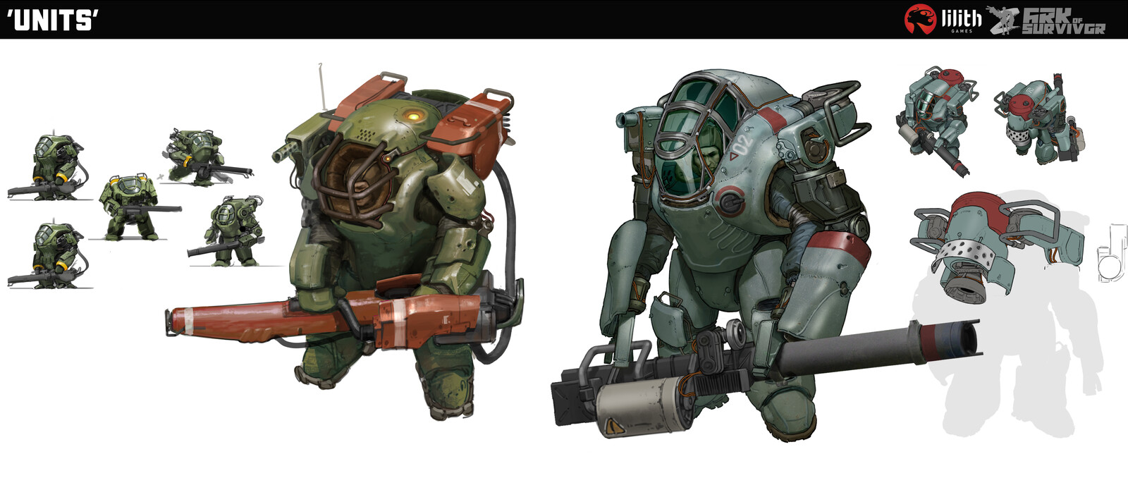 Daniel Zhao - Ark of Survivor Concept Part2--Units