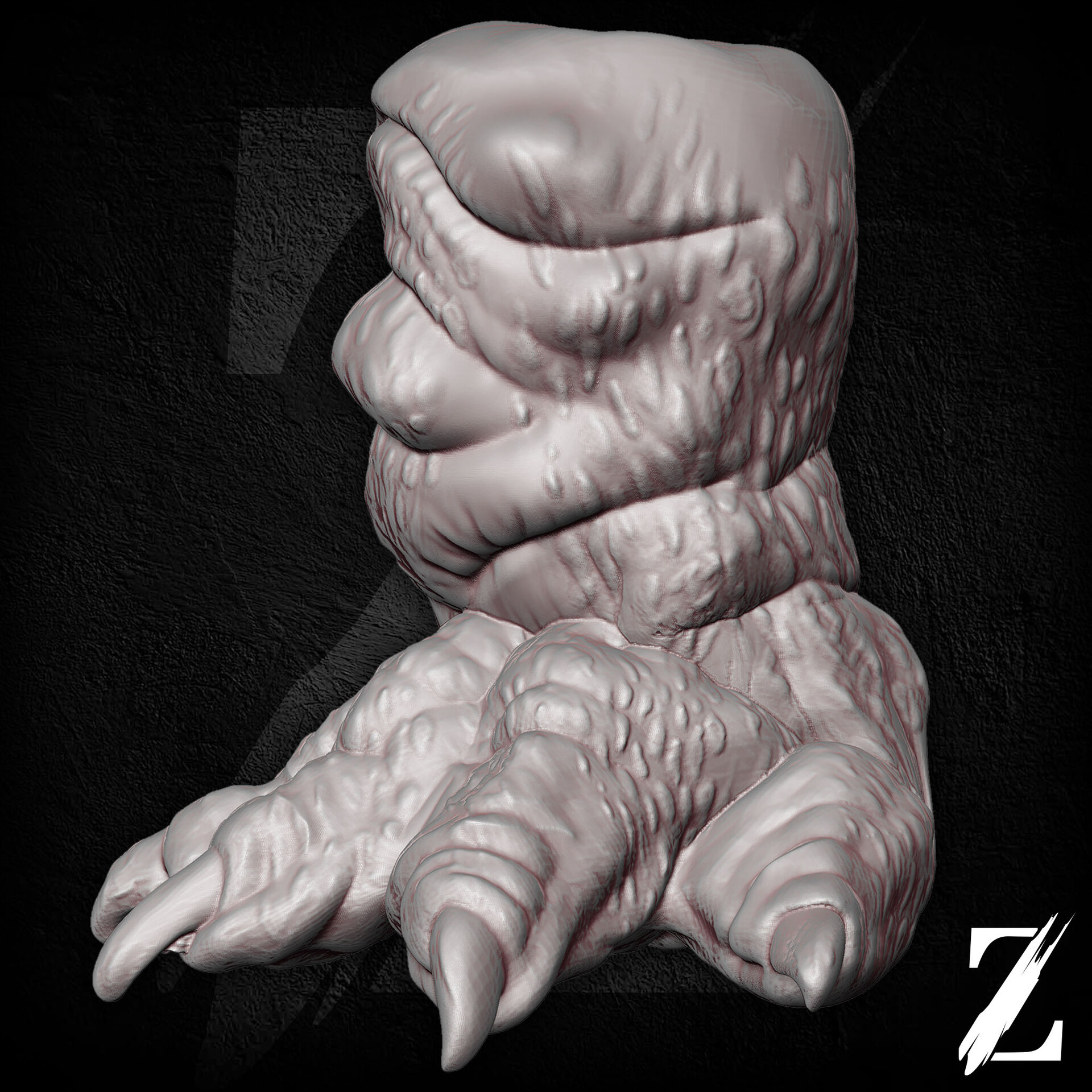 ArtStation - 25 ZB ART Creature Legs For ZBrush (IMM Brush + 3D Model ...
