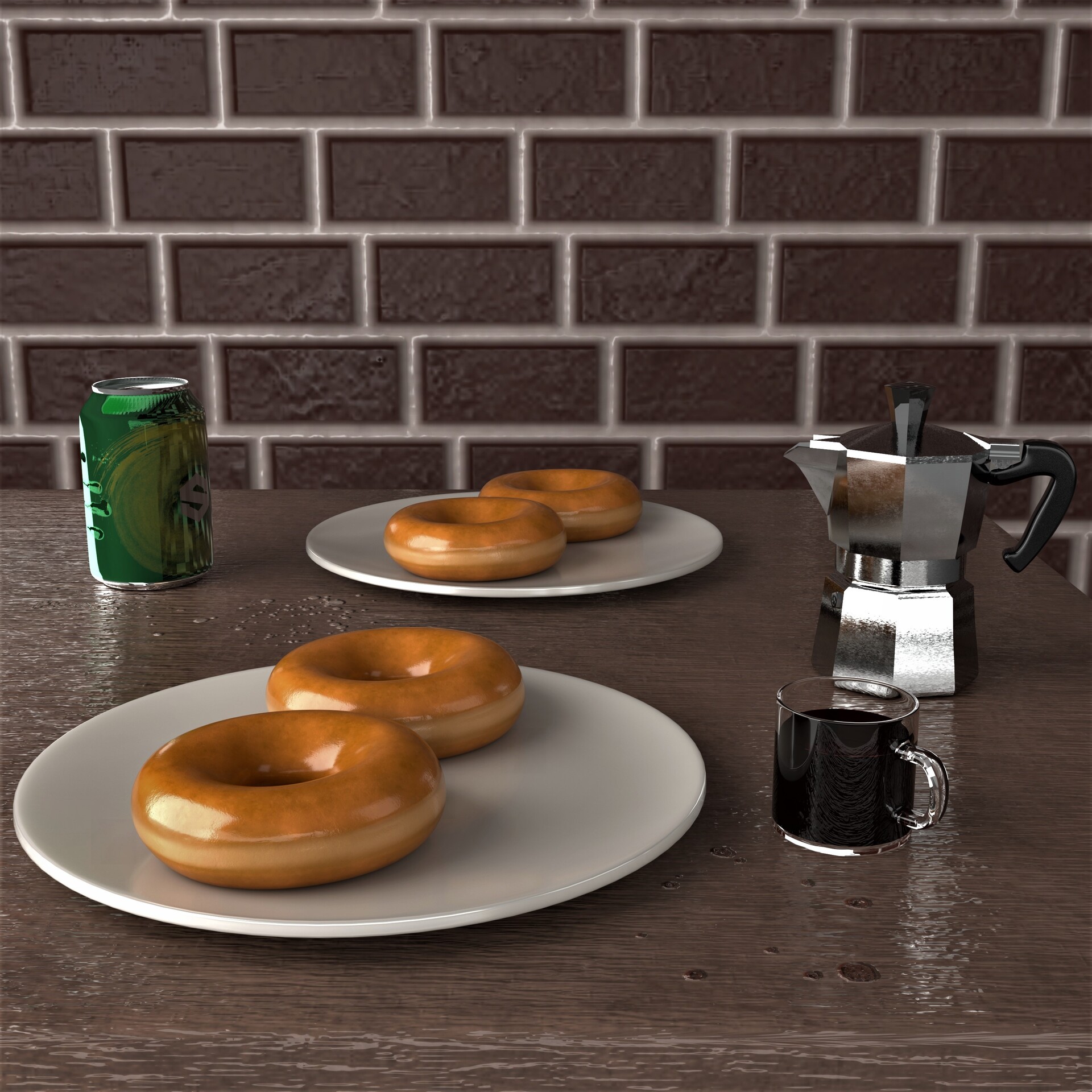 ArtStation - cafe scene