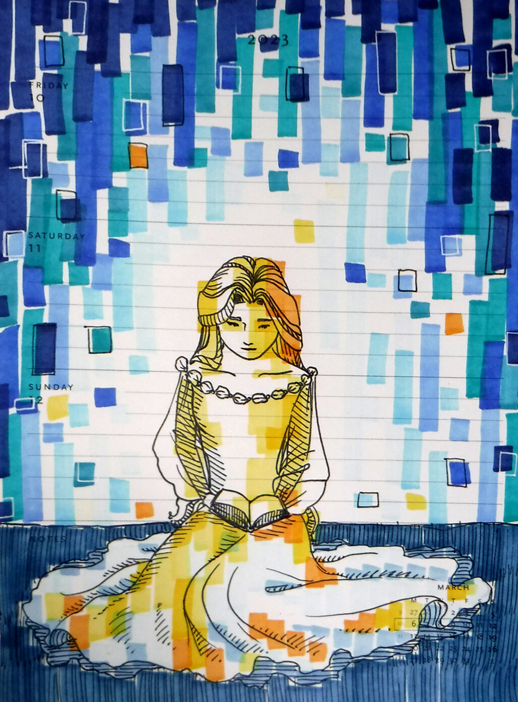 ArtStation - Lady in White I