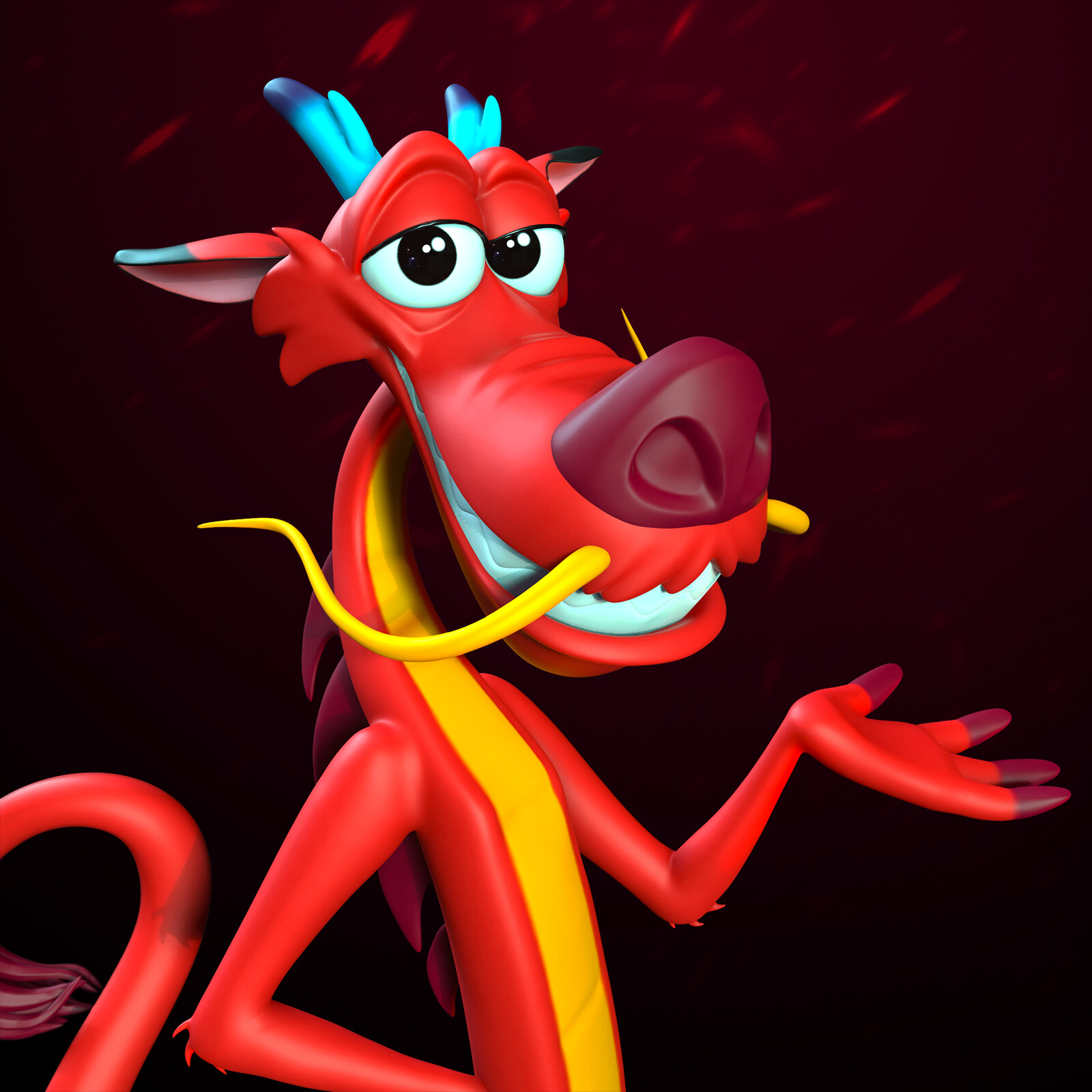 ArtStation - Mushu Dragon