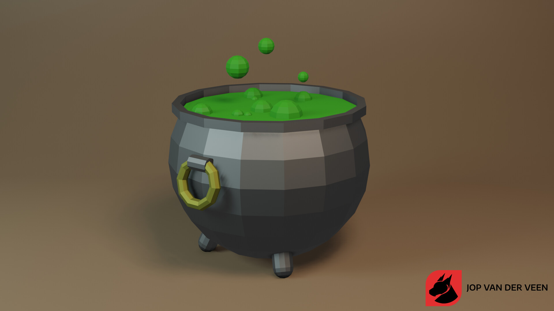 ArtStation - Low Poly Cauldron