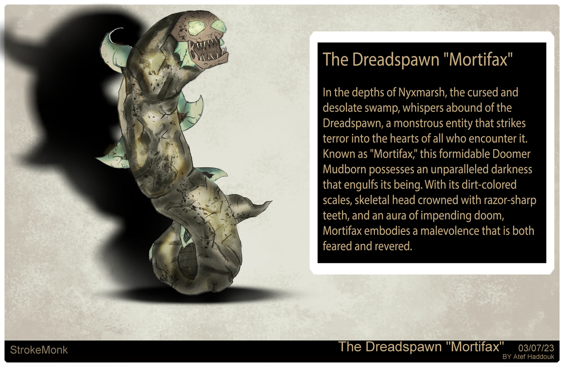 ArtStation - The Dreadspawn "Mortifax"