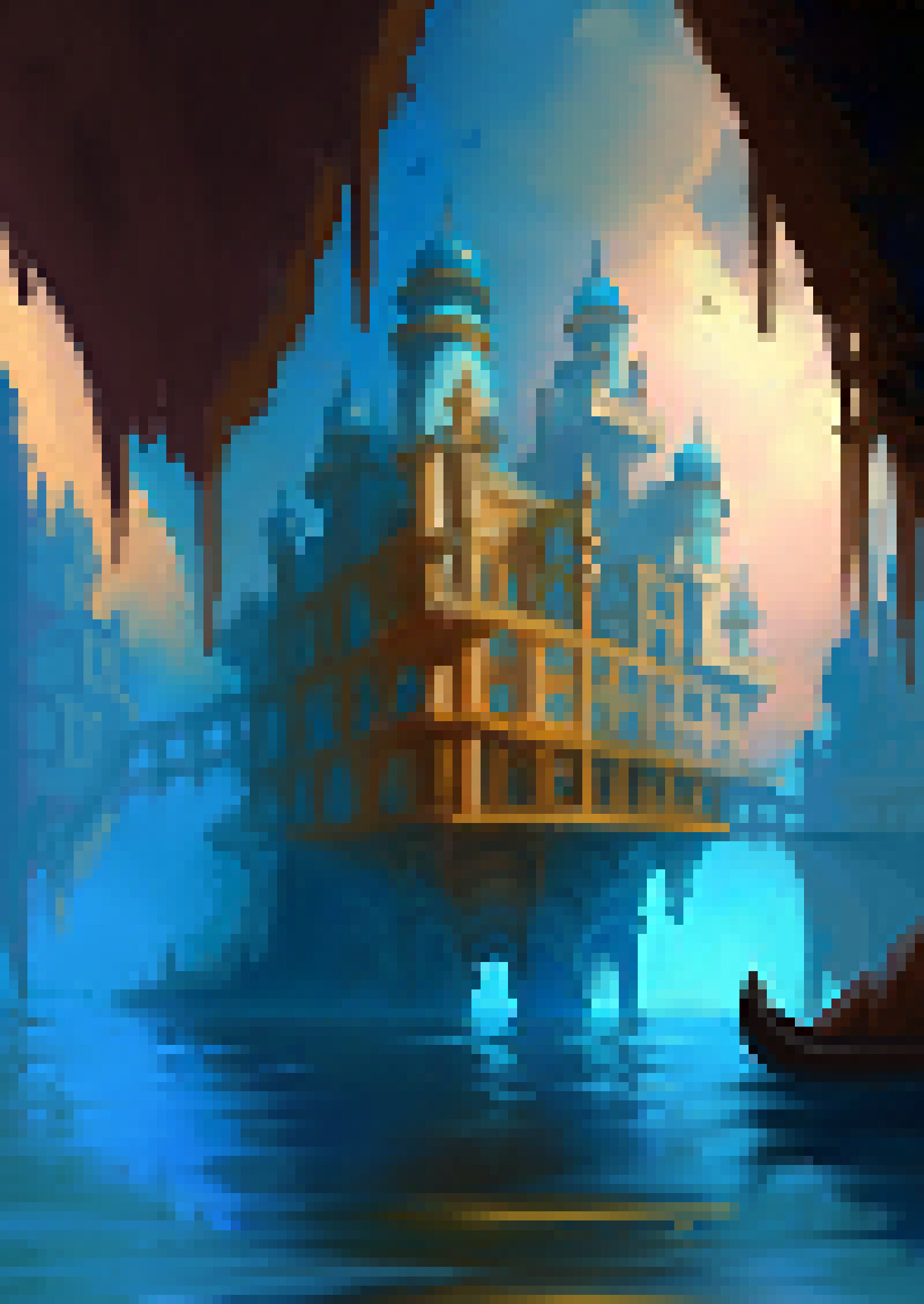 ArtStation - Pixel art environment concept
