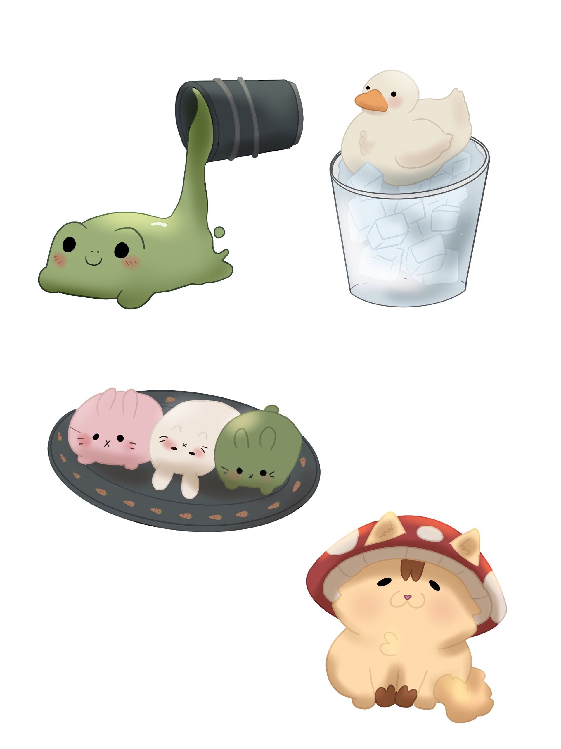 ArtStation - Cute Art Fair Pieces