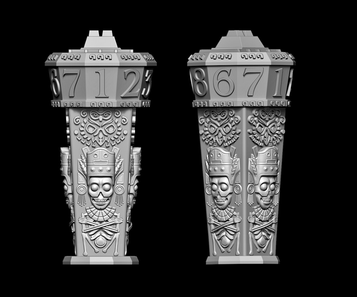 ArtStation - Aztecs_DiceGods