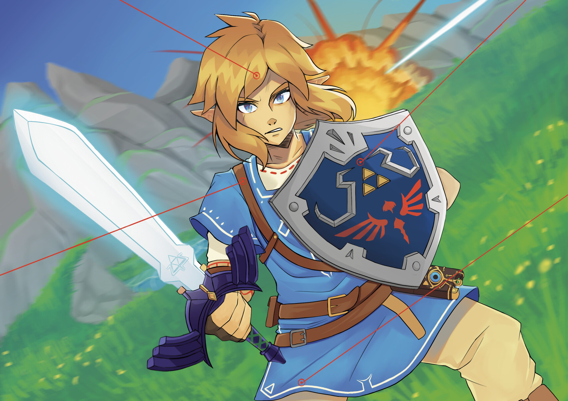 ArtStation - Hero's Fight