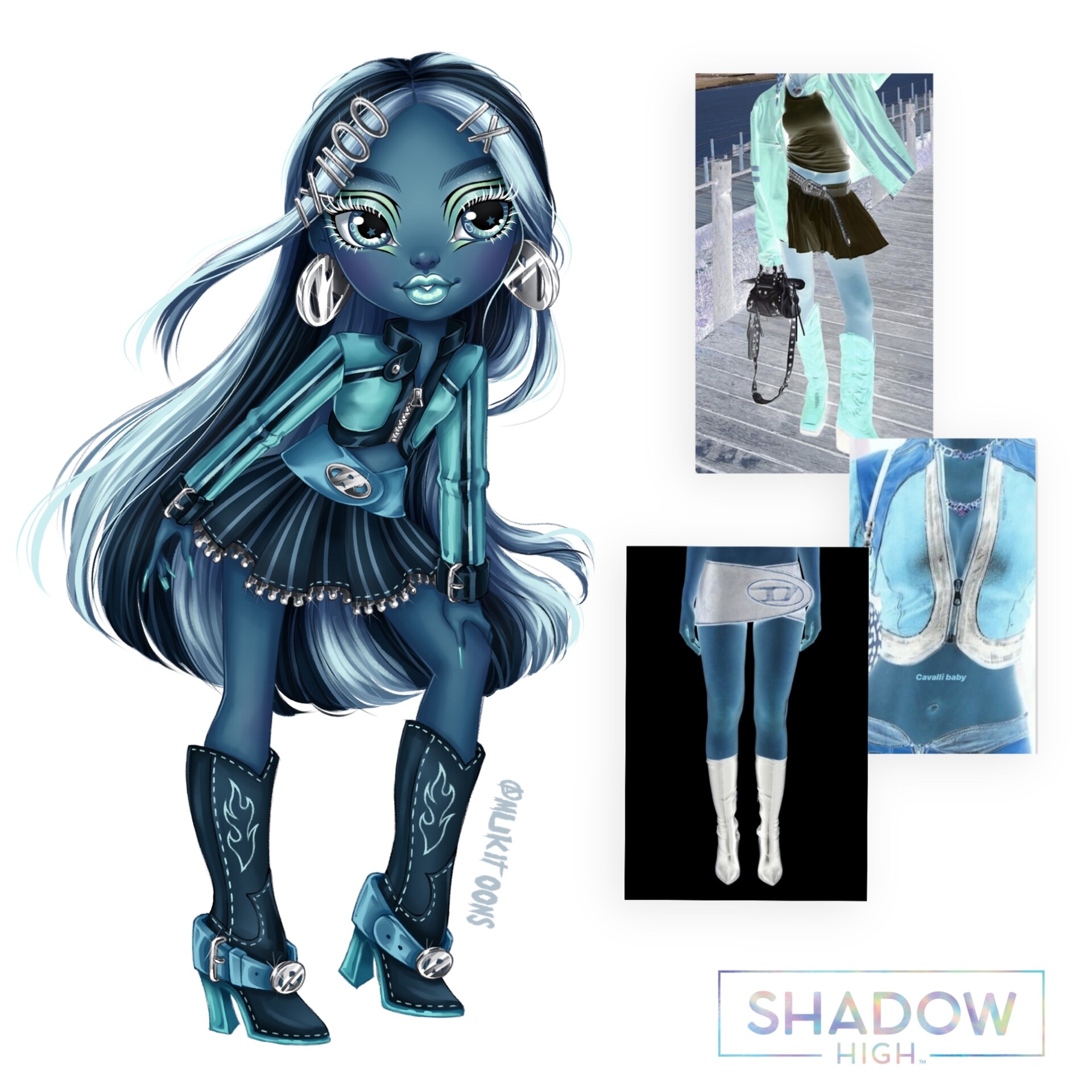 ArtStation - Shadow High Inverted series colors design and concept art