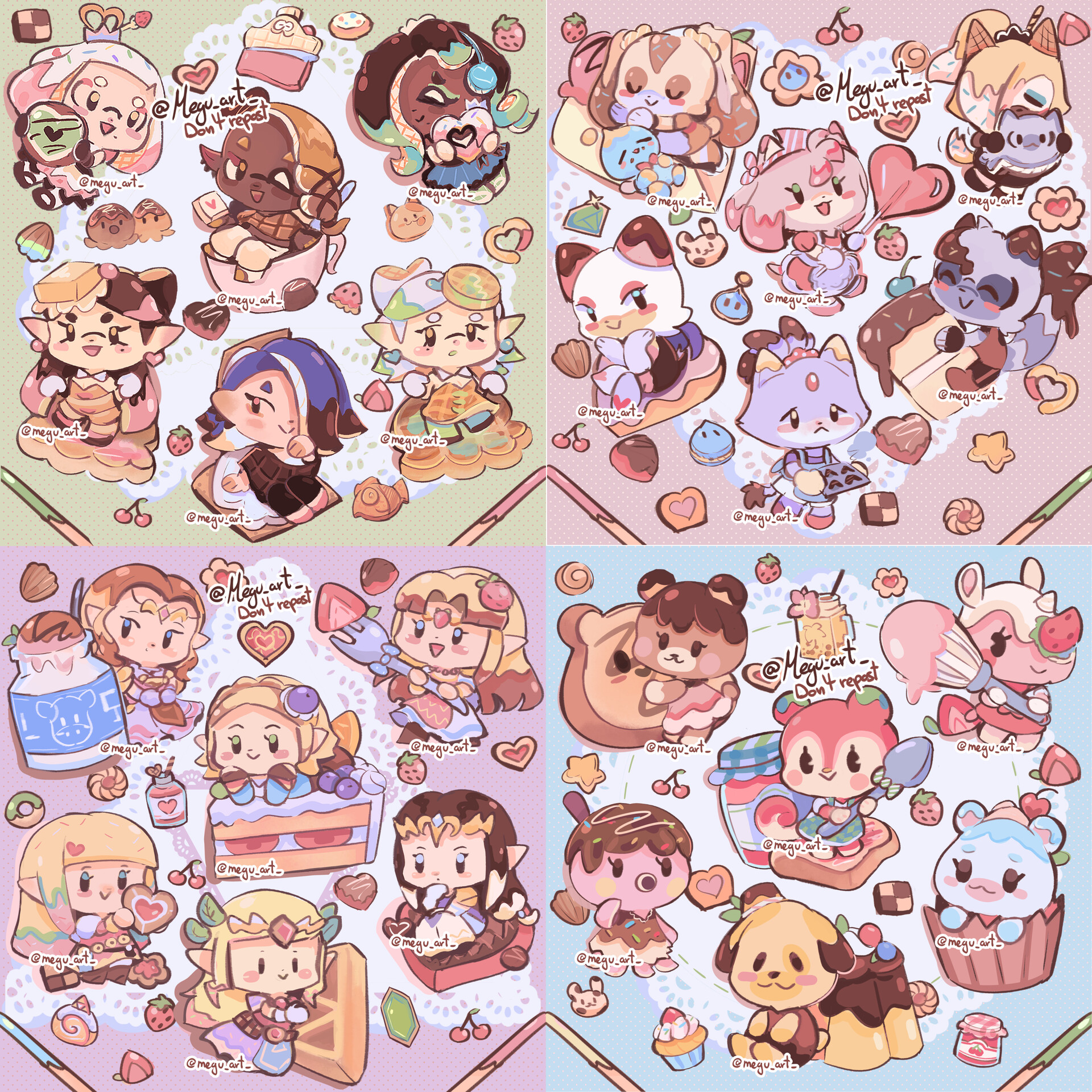 ArtStation - Sweet collage