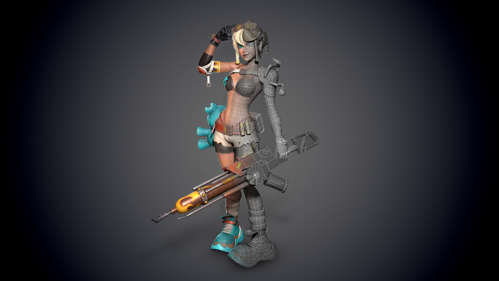 Olya Cherenkova - Game Character Flame