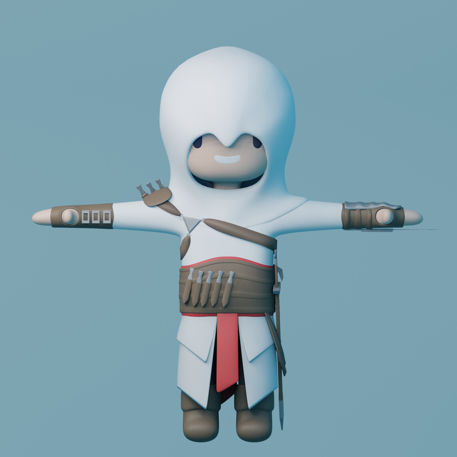 Sigrid Amazona - Altair Chibi 3D Model