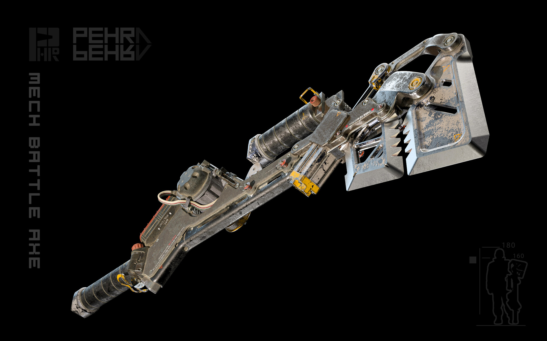 ArtStation - Mech battle axe