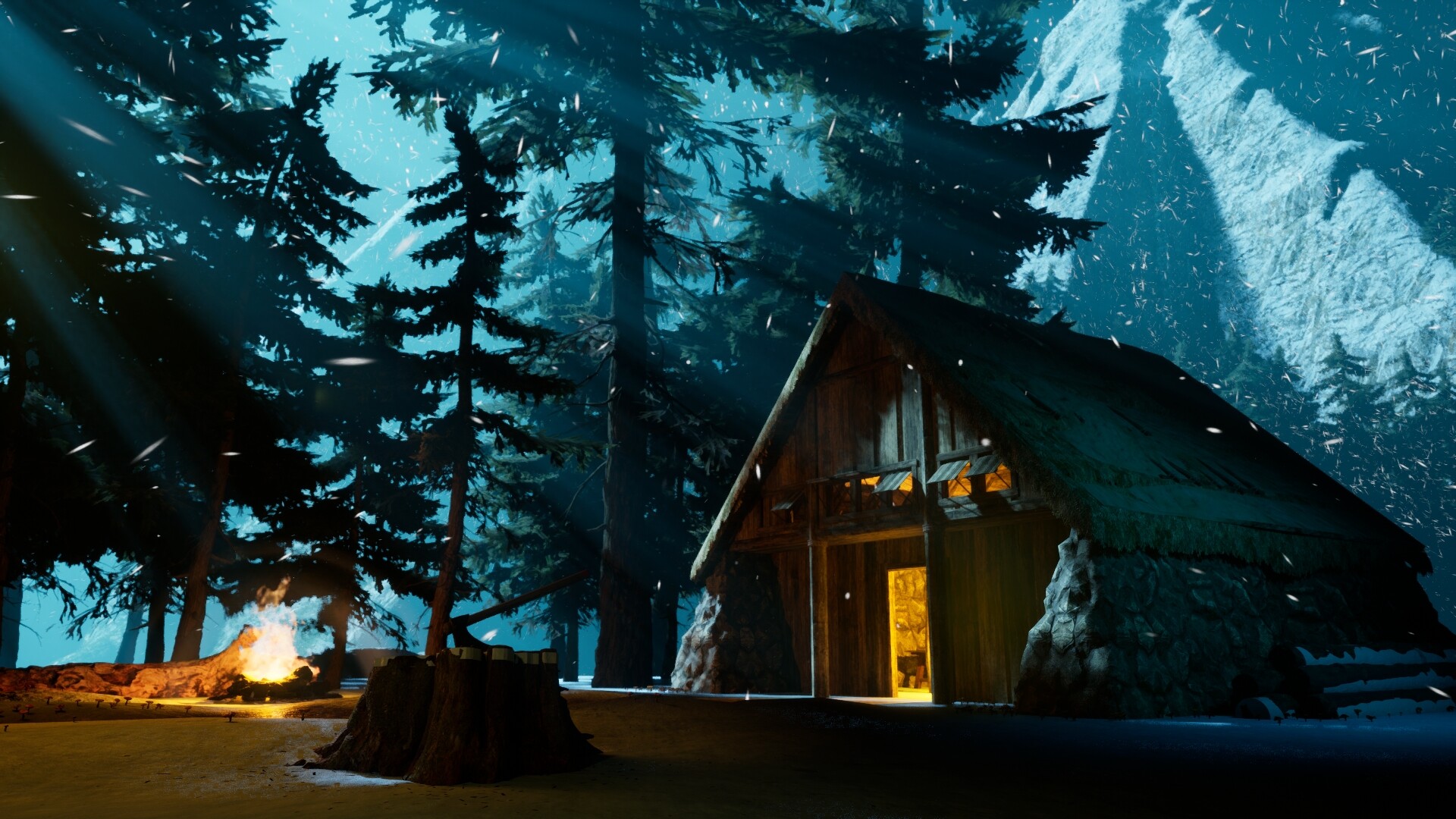 ArtStation - Mountain Hut