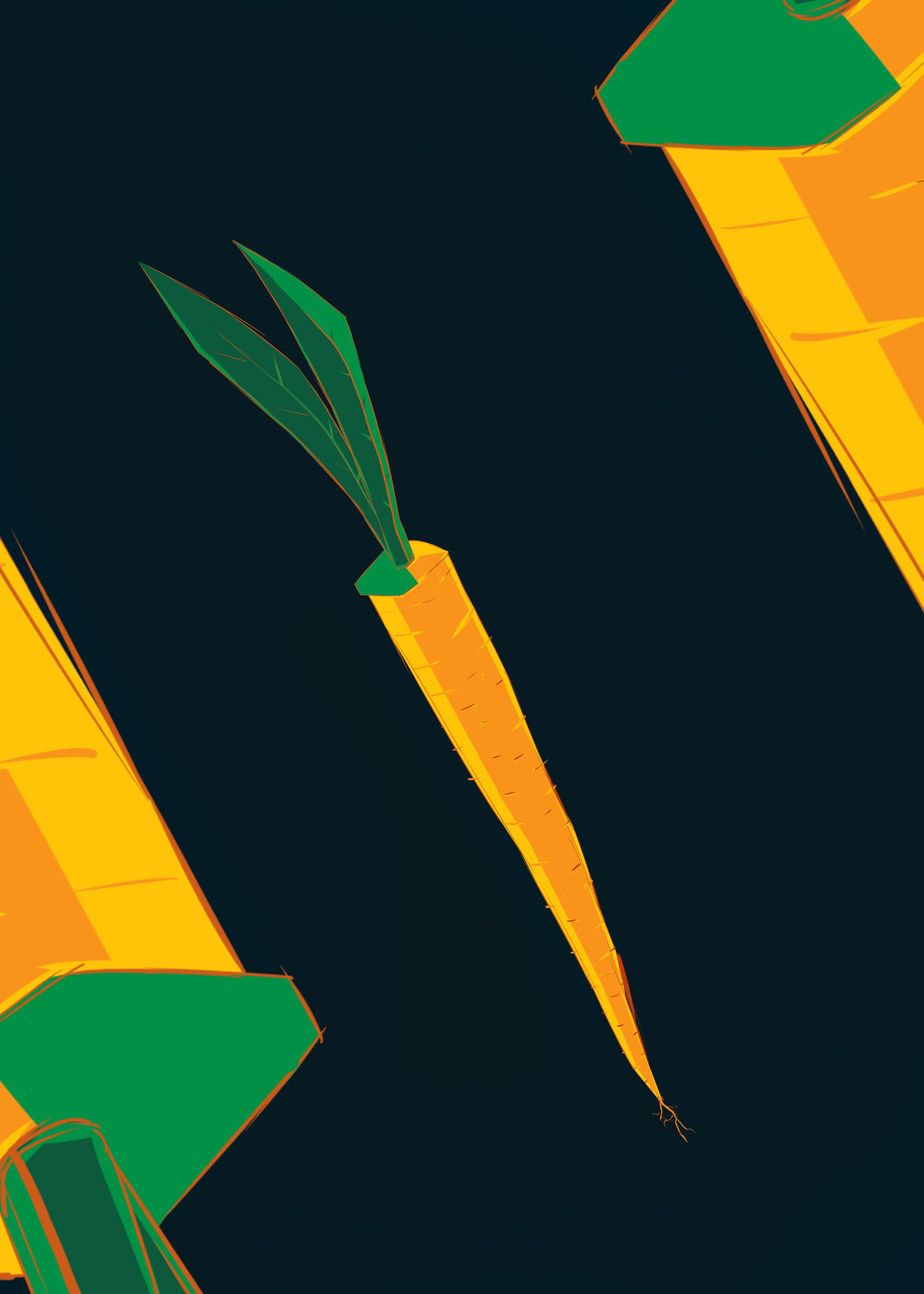 ArtStation - carrot poster.